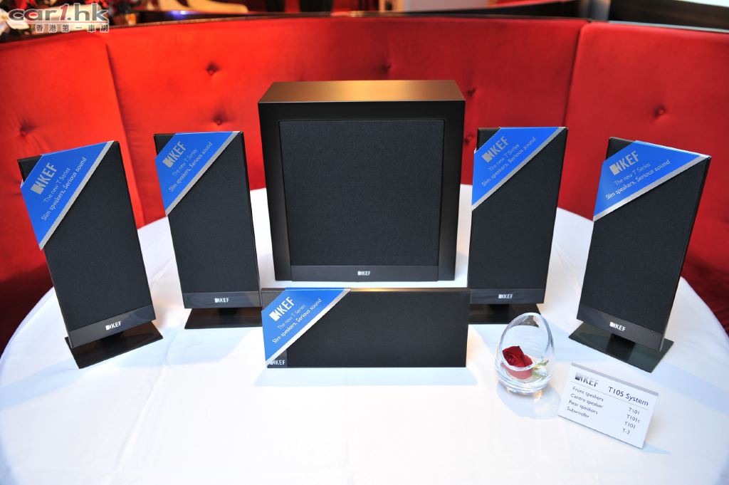 KEF T Series 超薄家庭影院揚聲器 ： 香港第一車網 Car1.hk