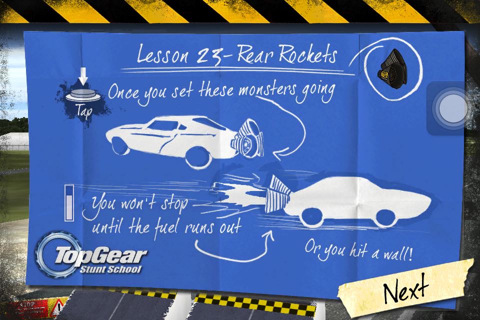 Top Gear 特技訓練 挑戰高難度動作（iPhone App） ： 香港第一車網 Car1.hk