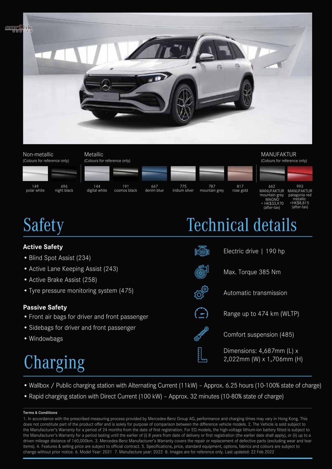 Mercedes-Benz EQB 七座 SUV 香港正式開賣 一換一 $529,000 起 - Car1.hk